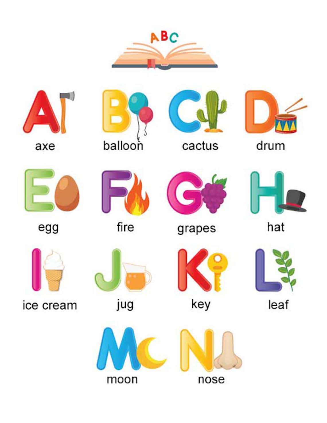 My First Alphabet Book, English Tracing Alphabets, Kindergarten ...