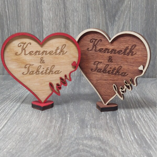 Heart Table Centerpiece - Etsy