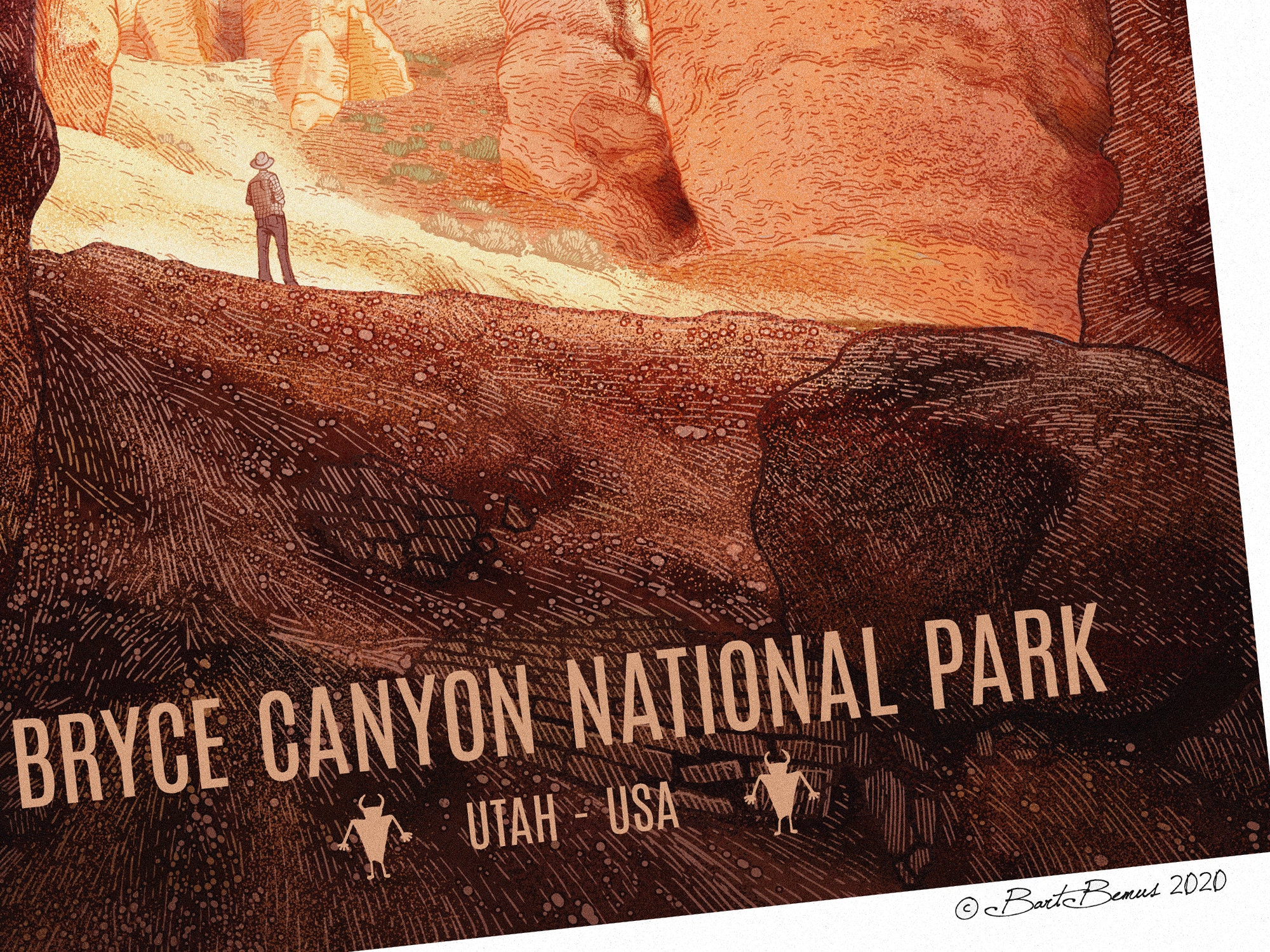Bryce Canyon National Park Travel Poster by National Parks Co. - Etsy