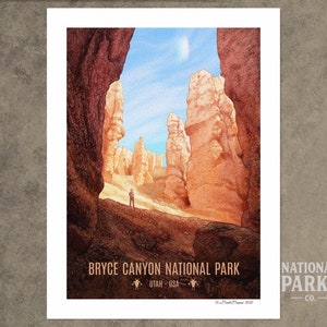 Bryce Canyon National Park Travel Poster by National Parks Co ...