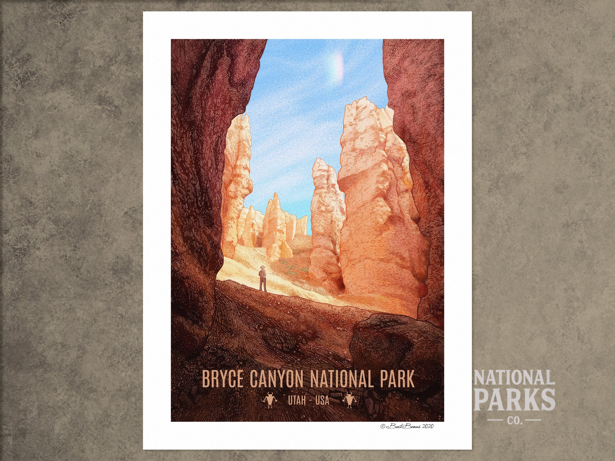 Bryce Canyon National Park Travel Poster by National Parks Co ...