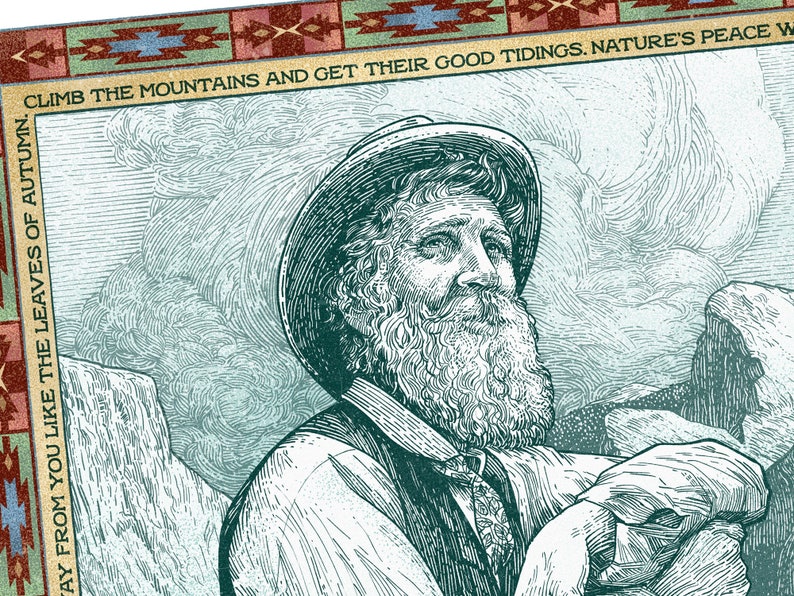 John Muir Print by National Parks Co. John Muir Quote John - Etsy