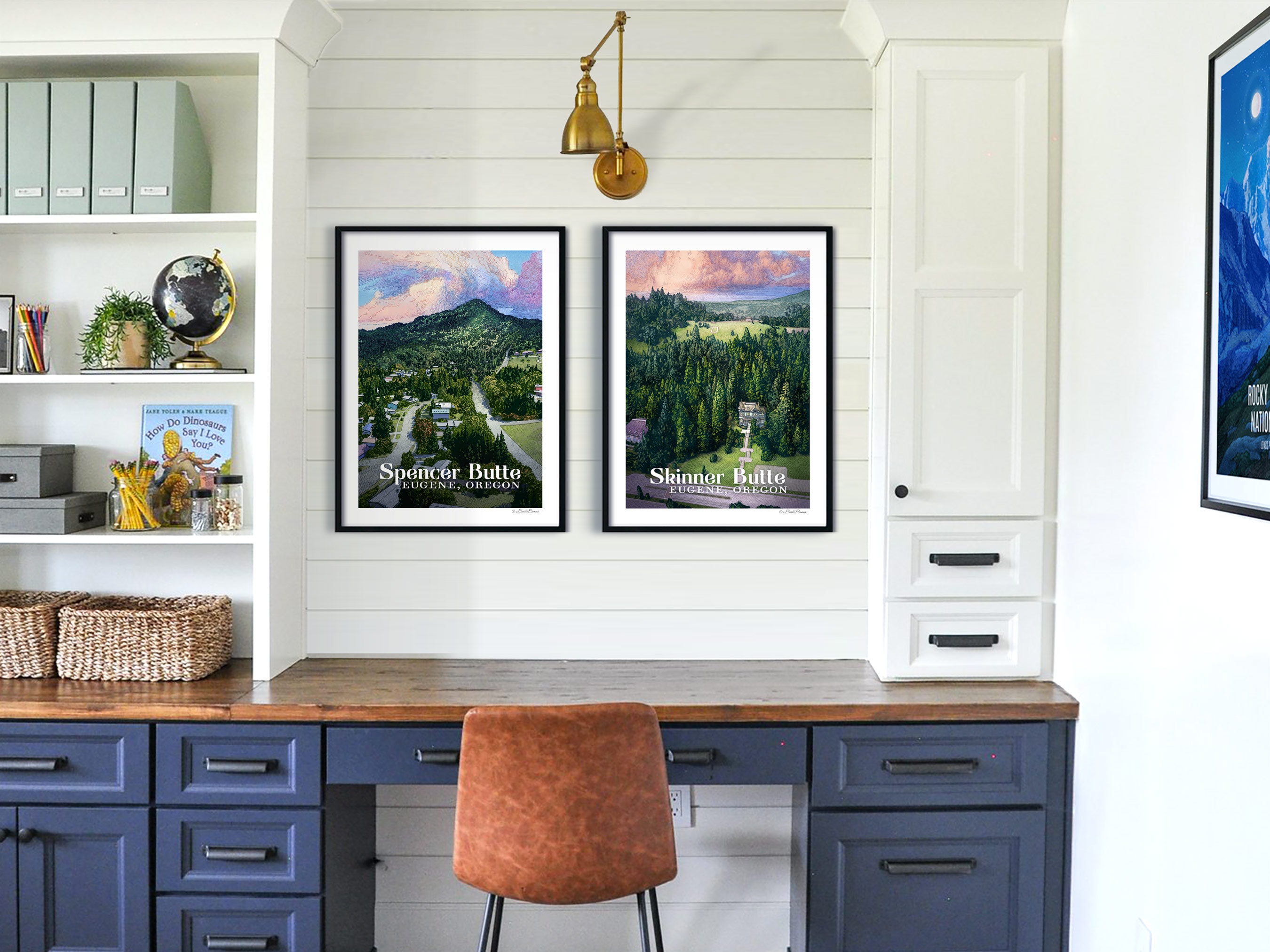 Skinner Butte Eugene, Oregon Print Skinner Butte Poster Eugene Poster ...