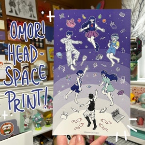 OMORI HEADSPACE Medium Art Print - Etsy