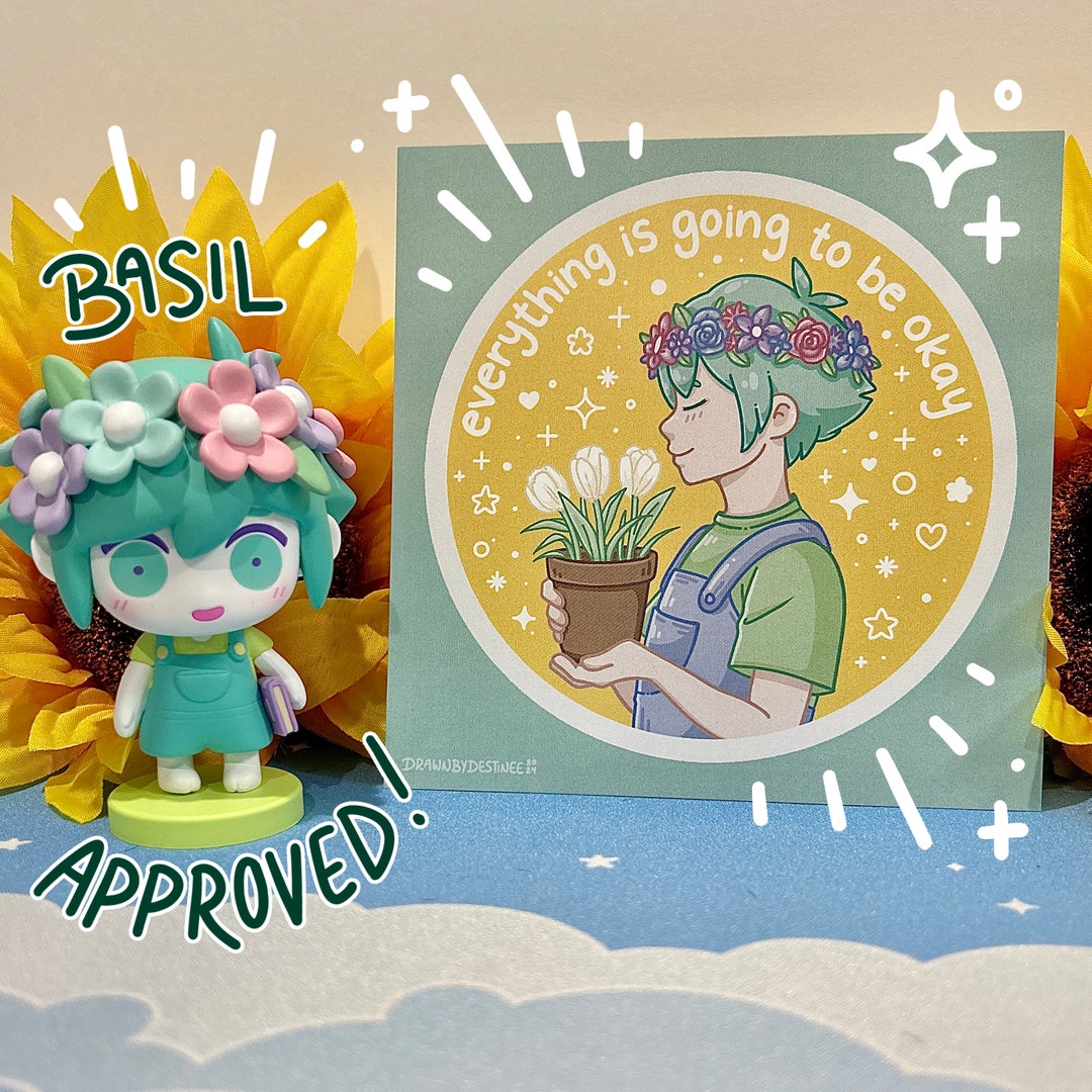 OMORI BASIL Affirmation Mini Print - Etsy