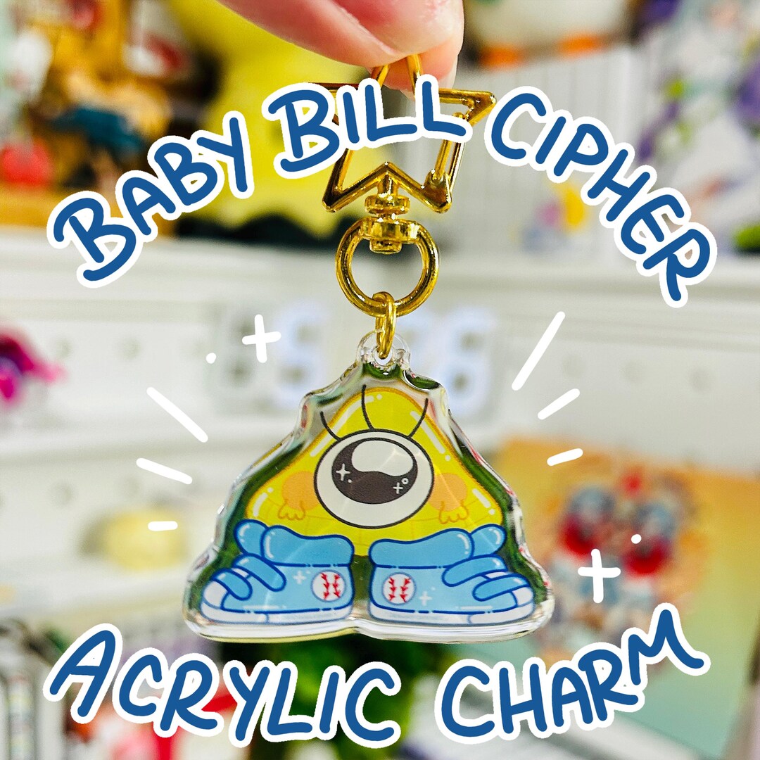 BABY BILL CIPHER 2 Inch Acrylic Epoxy Charm - Etsy