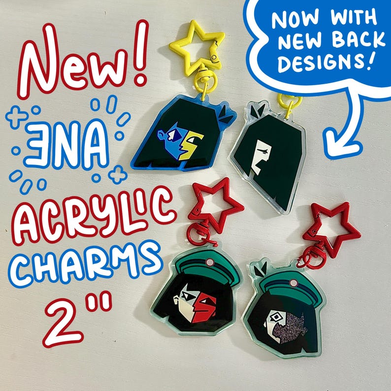 2 Inch ENA CHARMS (dream BBQ and Original!) - Etsy
