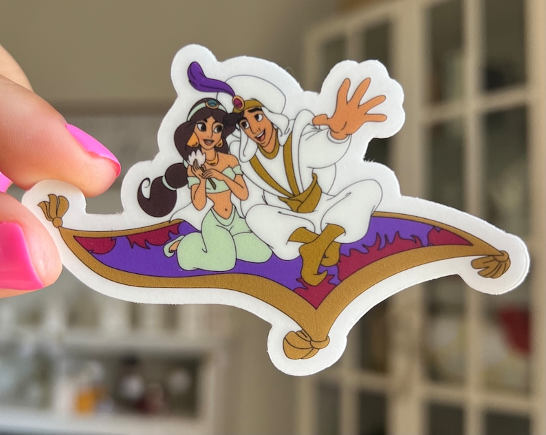 Aladdin, Jasmine, Disney, Princess, Waterproof, Disneyland, Cute ...