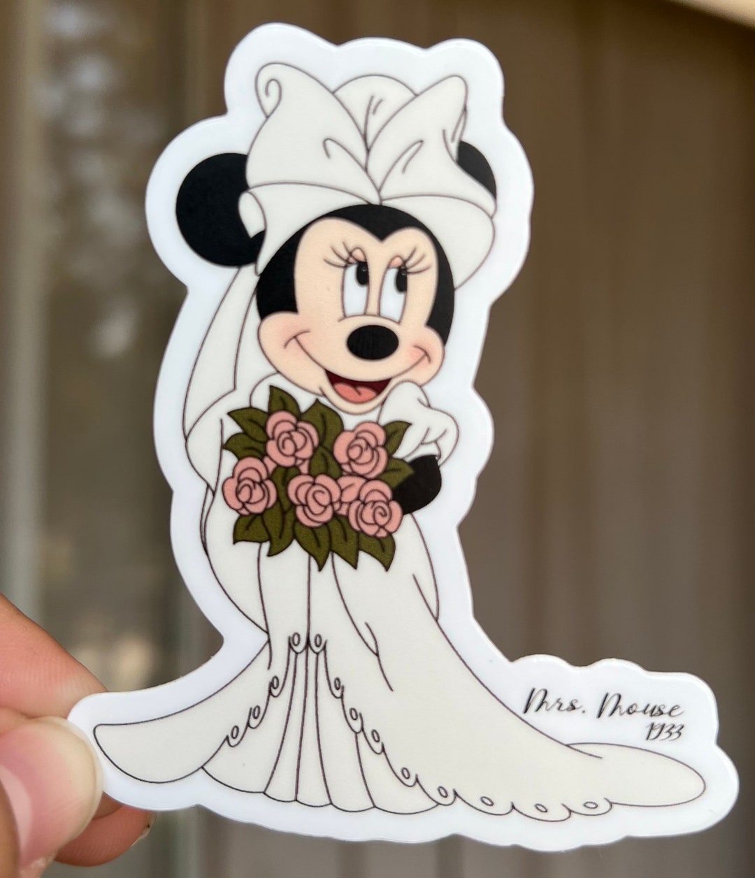 Mrs Mouse, Minnie Mouse, Mickey Mouse, Sticker, Waterproof Stickers ...