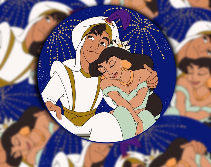 Aladdin, Jasmine, Disney, Princess, Waterproof, Disneyland, Cute ...