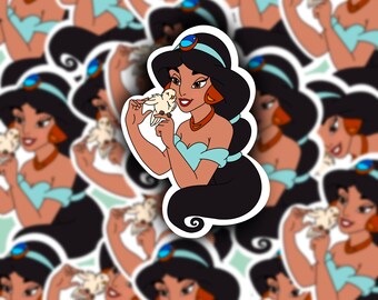 Free Shipping Aladdin Jasmine Sticker Set Embellishments Craft Supplies ...