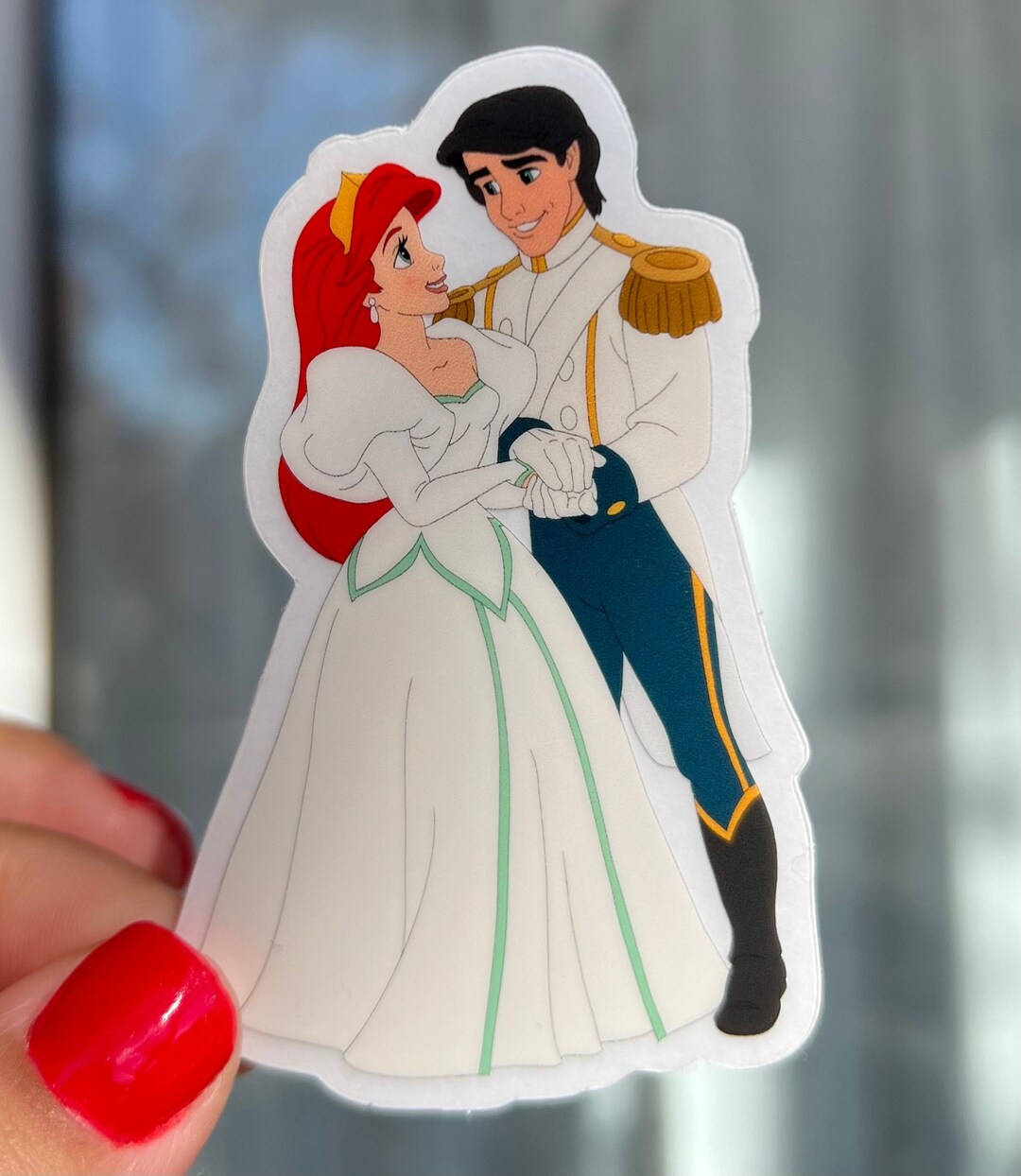 Ariel, Eric, Mermaid, Stickers, Sticker, Waterproof, Weatherproof ...