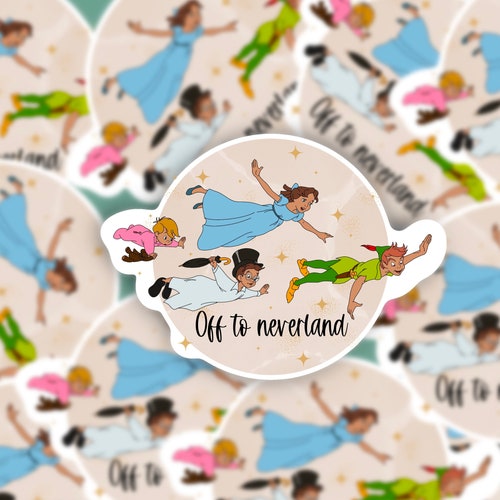 Peter Pan Vinyl Stickers - Etsy