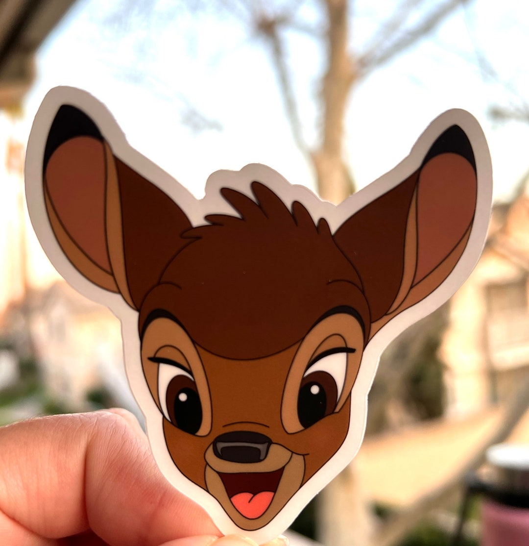 Clear Bambi Sticker Waterproof Sticker - Etsy