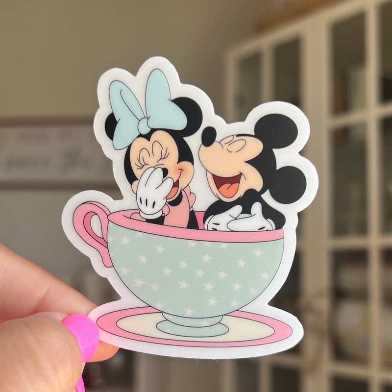 Mickey and Minnie Stickers - Etsy