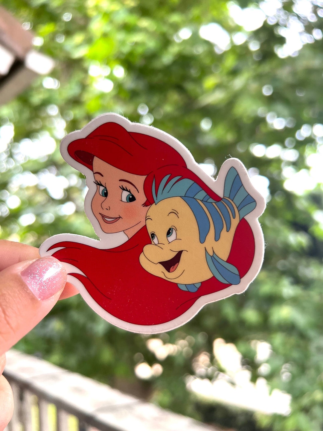 Sticker, Ariel, Flounder,stickers,waterproof Stickers,waterproof ...