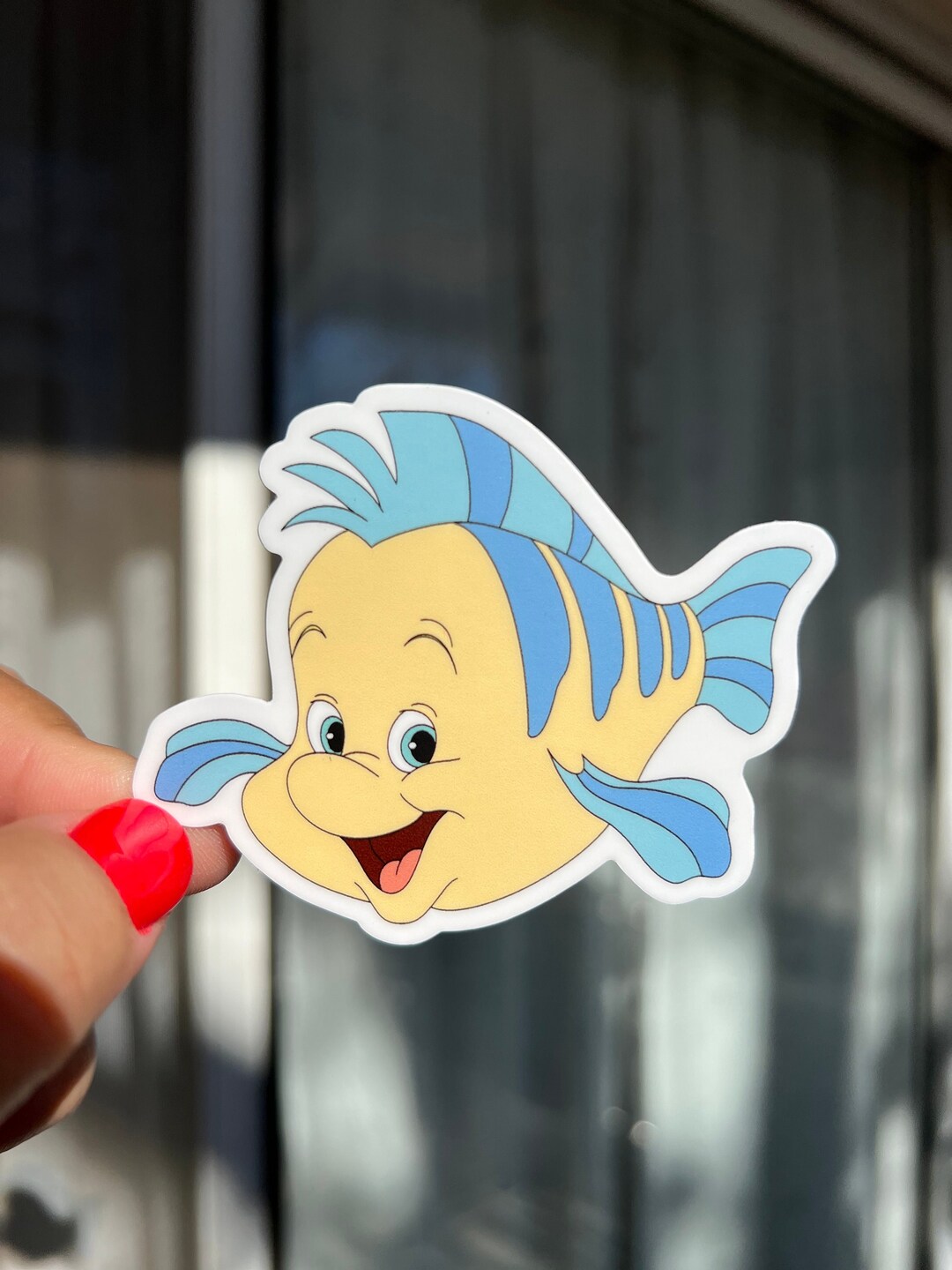 Fish, Mermaid, Flounder, Waterproof Stickers, Disney Stickers, Sticker ...