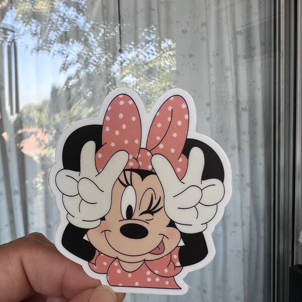Minnie Mouse Labels - Etsy