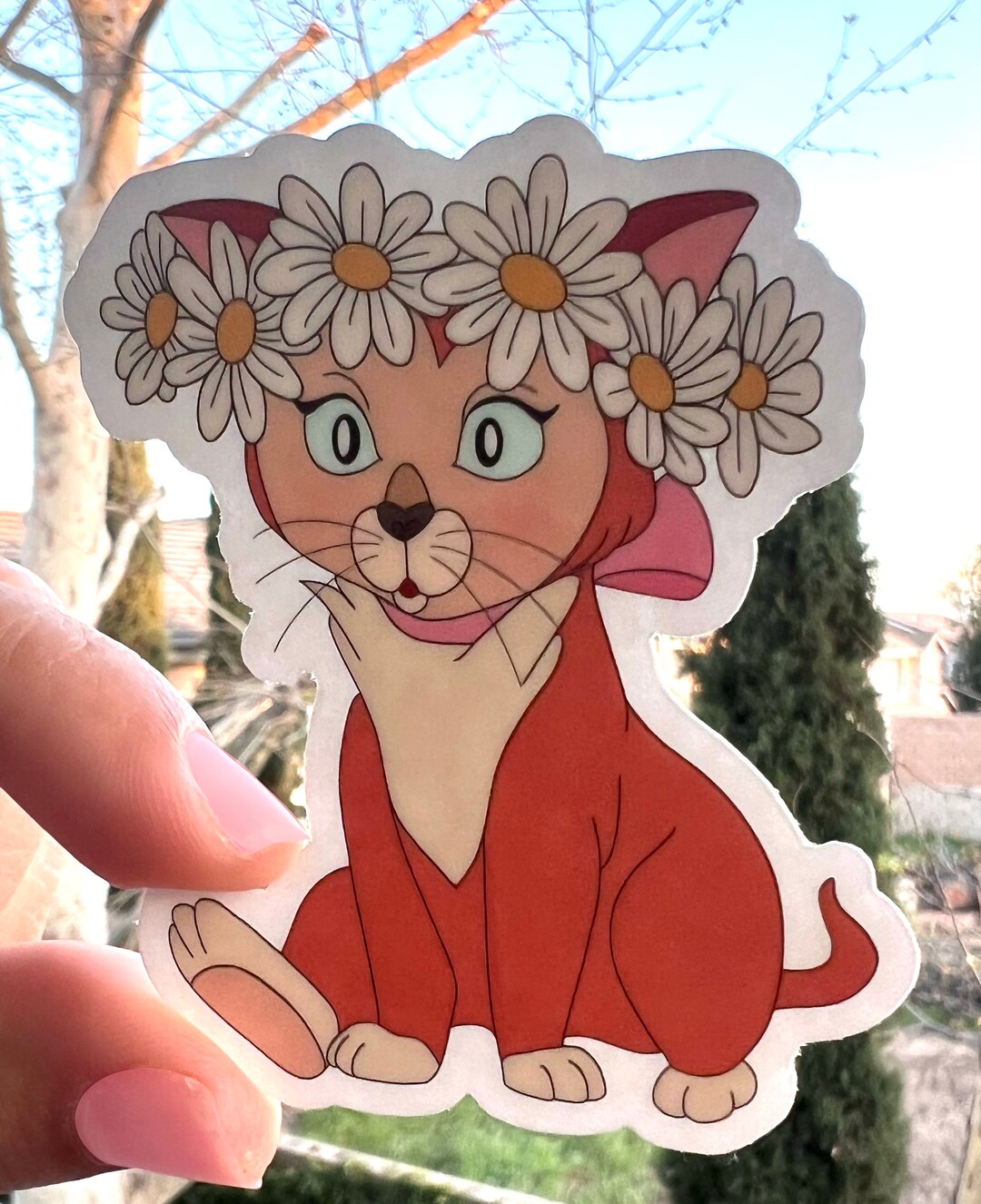 Clear Dinah Sticker,dinah Cat, Alice in Wonderland, Waterproof,disney ...