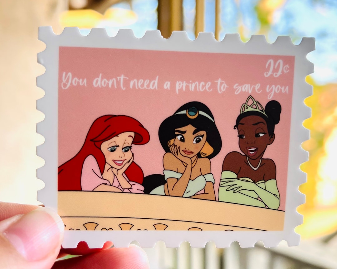 Disney, Princesses, Disneyland, Waterproof,disney, Waterproof Sticker ...