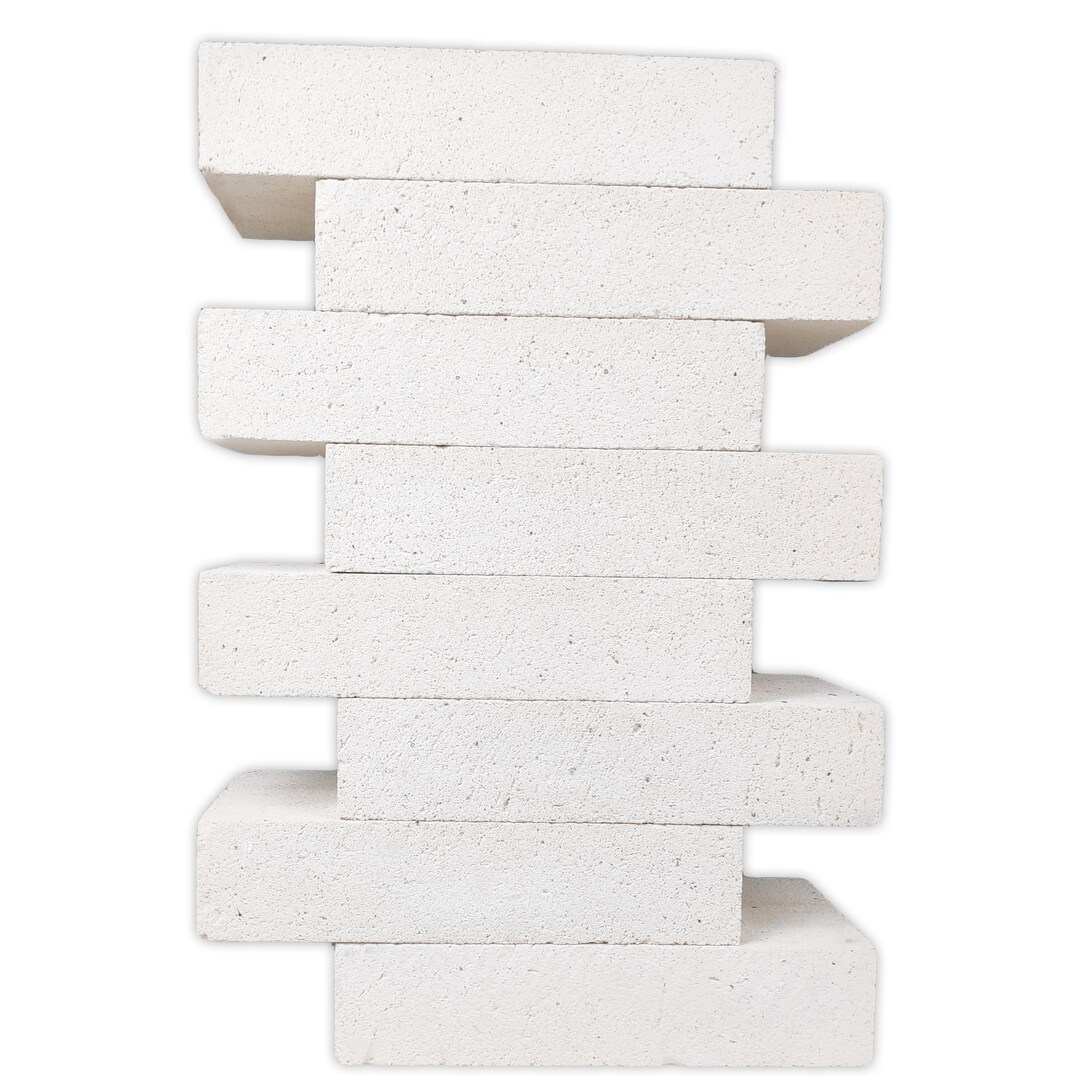 HFK-25 Insulating Firebrick 2500F 2 X 4.5 X 9 IFB Box of 8 Fire Bricks ...