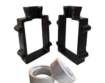 Casting Flask Simond Store 2-Part Cast Iron Flask & Aluminum Ring Mold ...