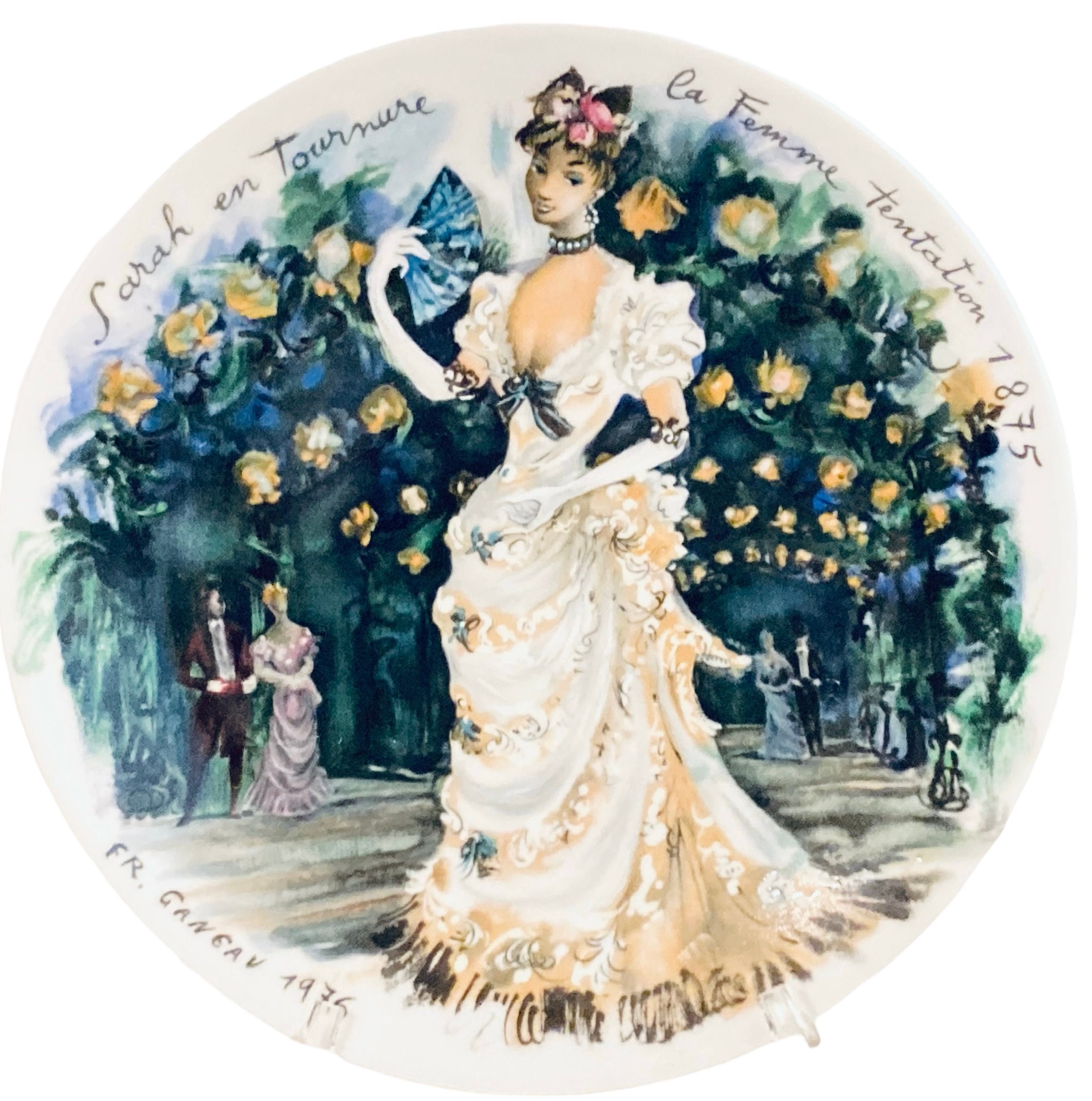 D'arceau Limoges Women of the Century Collector Plate Sarah in Bustle ...