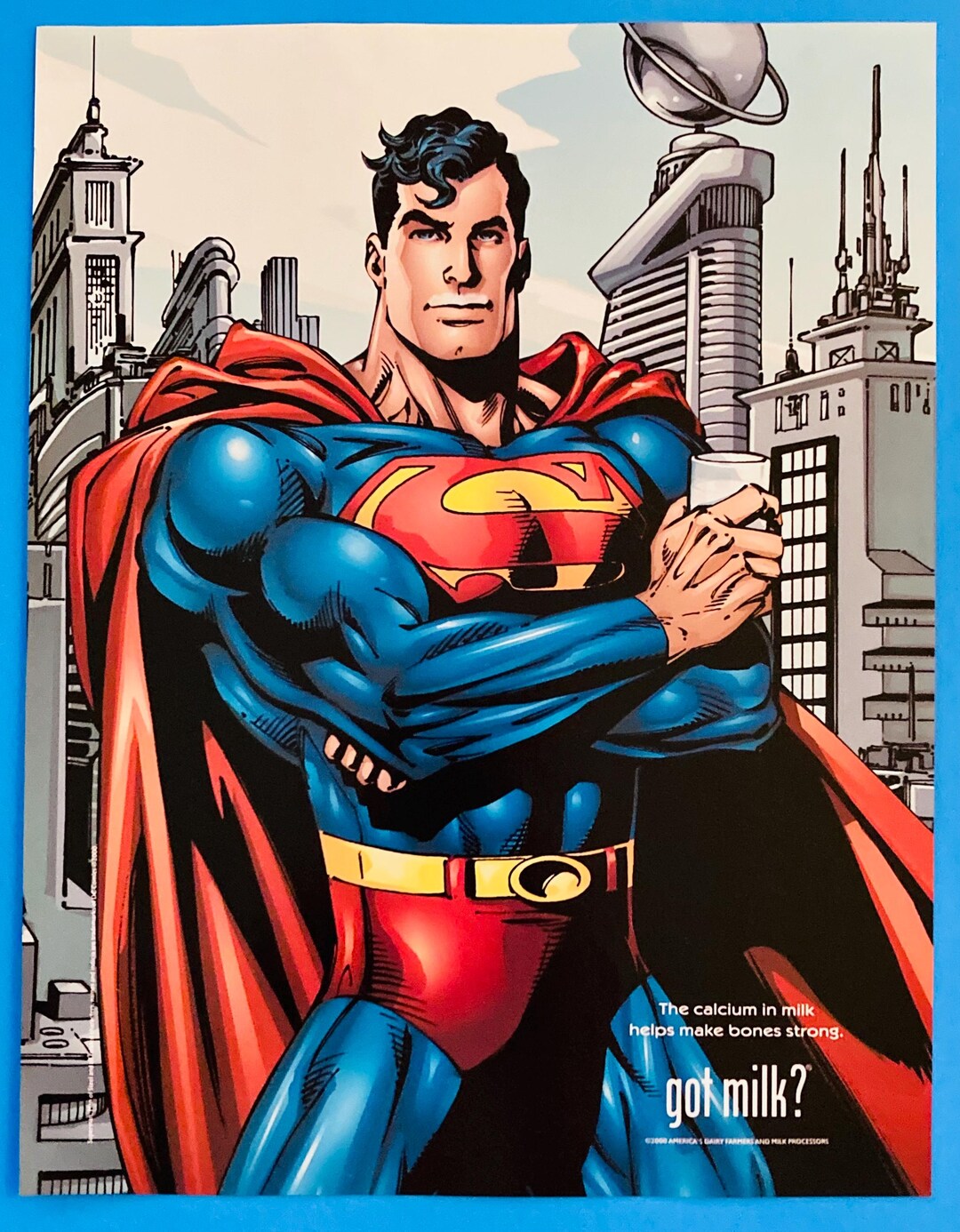 2000 Superman GOT MILK Vintage Magazine Print Ad Hulk on Back - Etsy