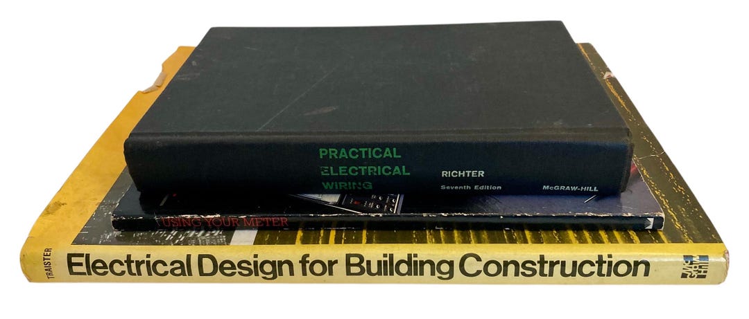 3 Electrical Books Electrical Design for Building Construction ...