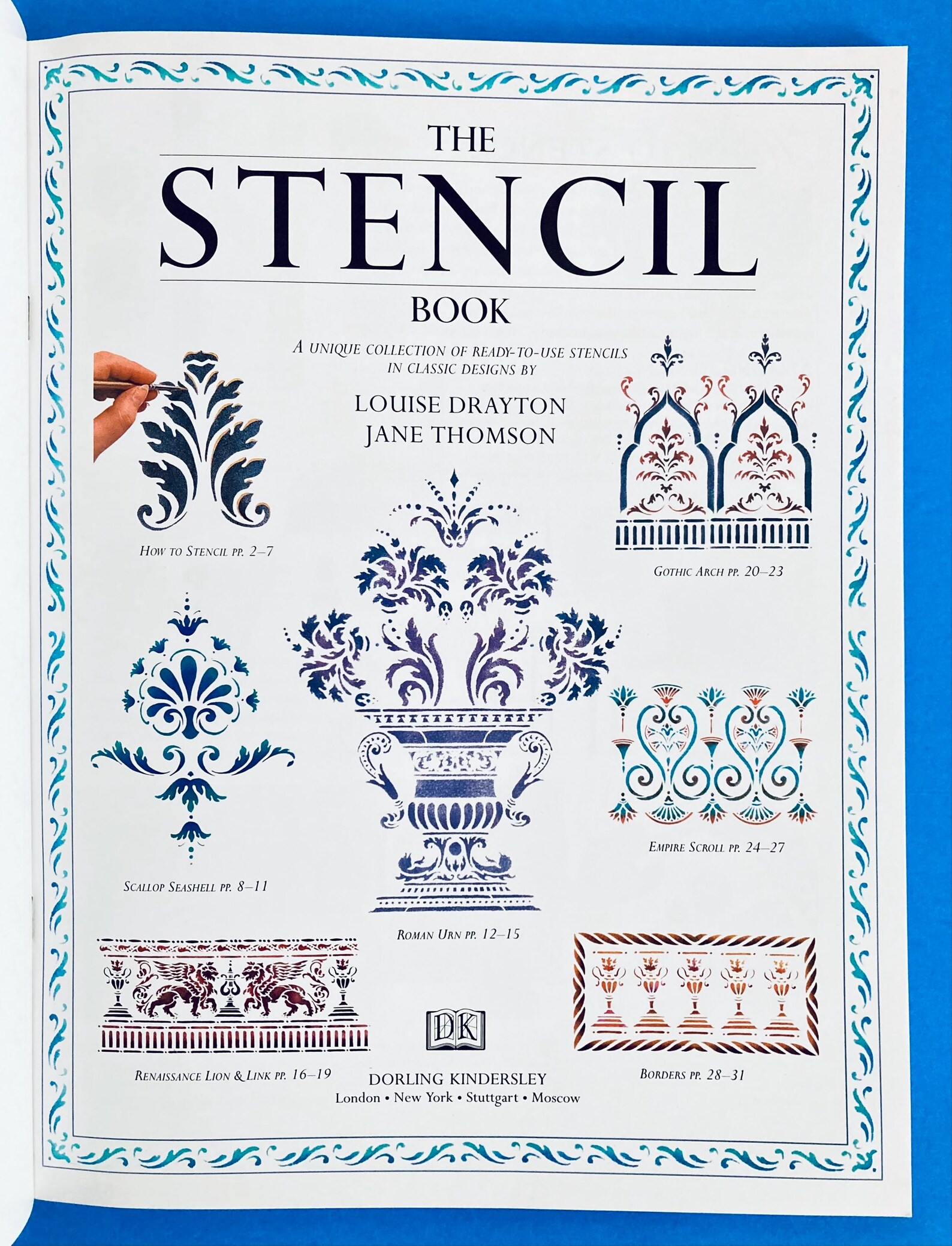 1994 the Stencil Book Contains 30 Ready to Use Stencils Classic Designs ...
