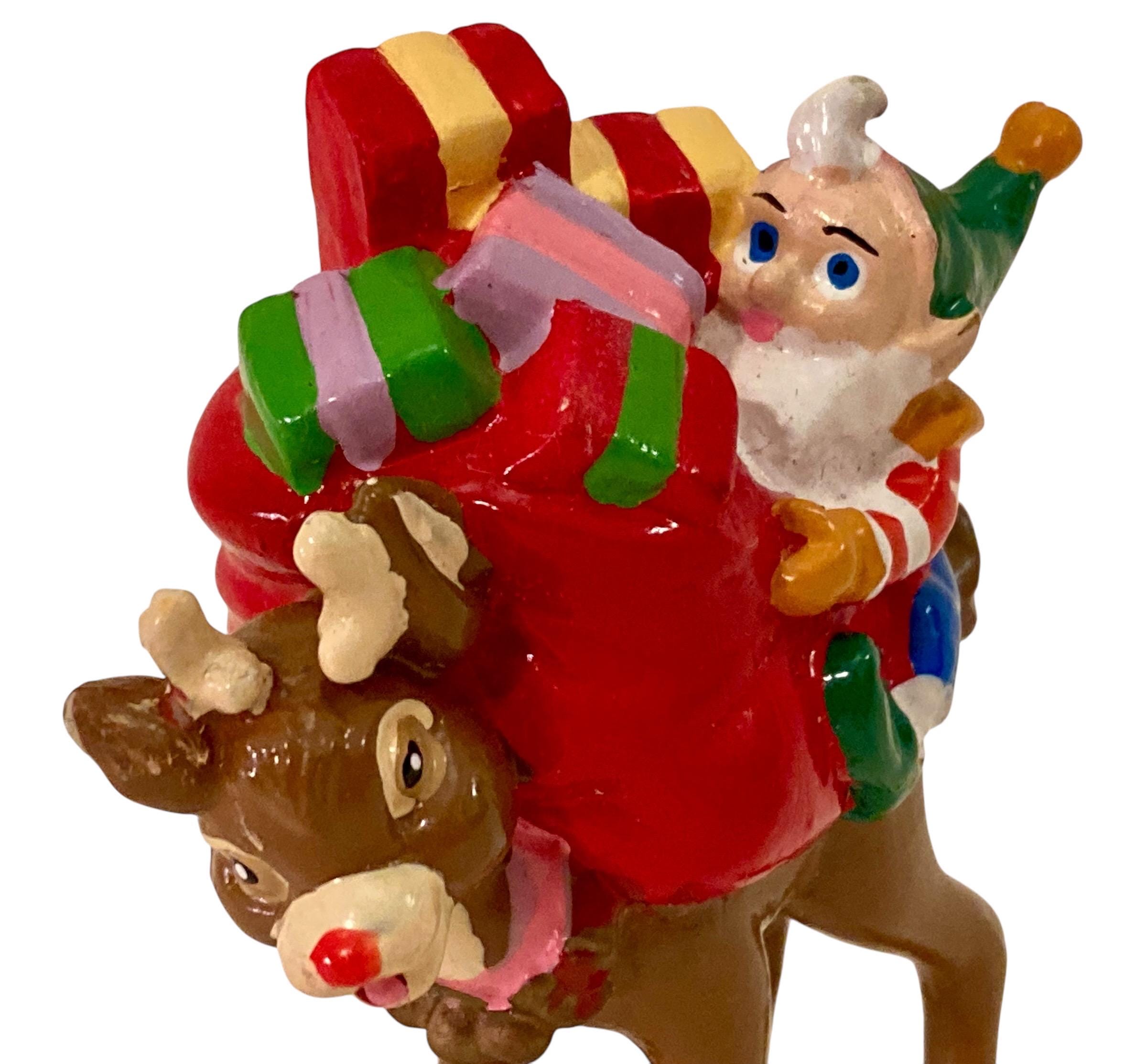 1988 Applause Rudolph the Red Nose Reindeer 50th Anniversary Figure ...