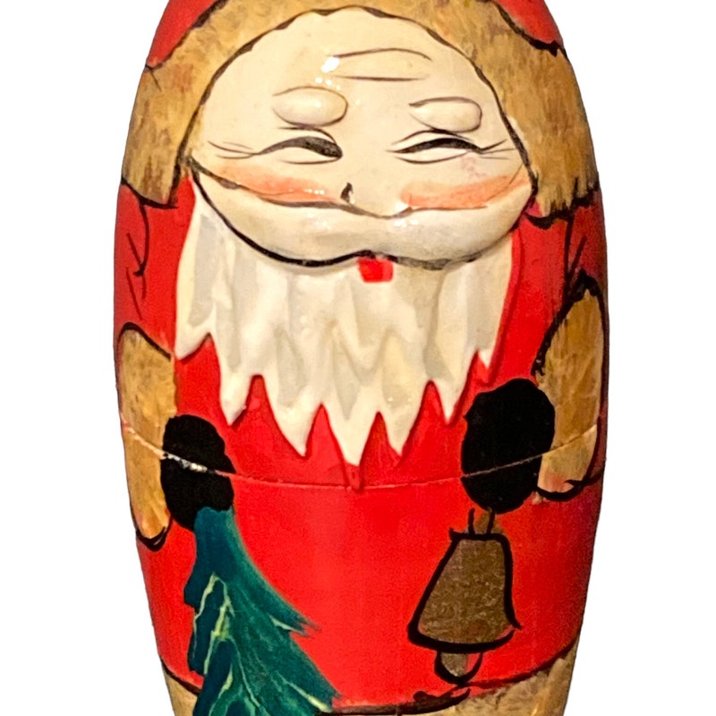 Santa Nesting Dolls - Etsy