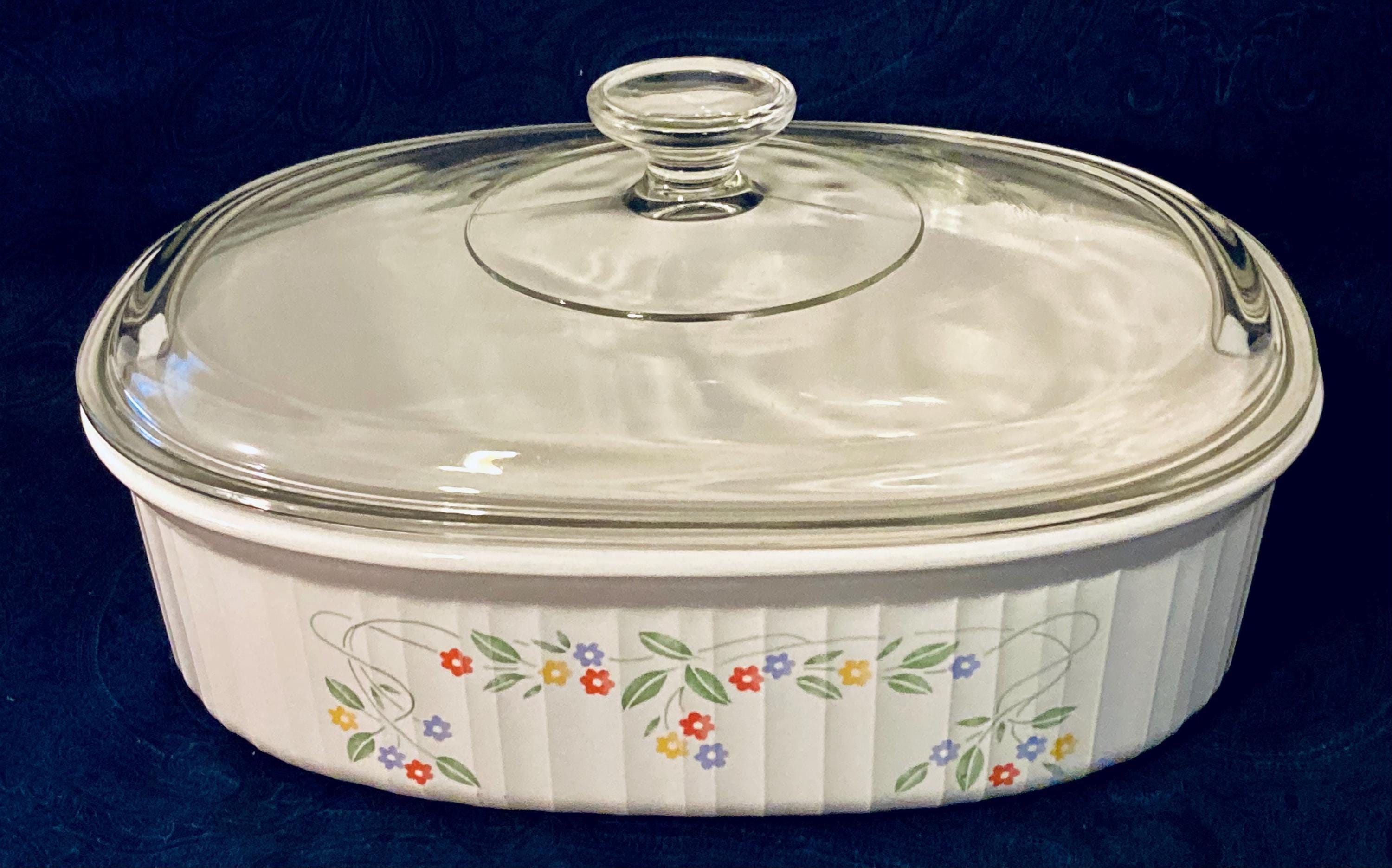 Corning Ware Casserole Ovenware Baking Dish 2.8 L English Meadow F 2 B ...