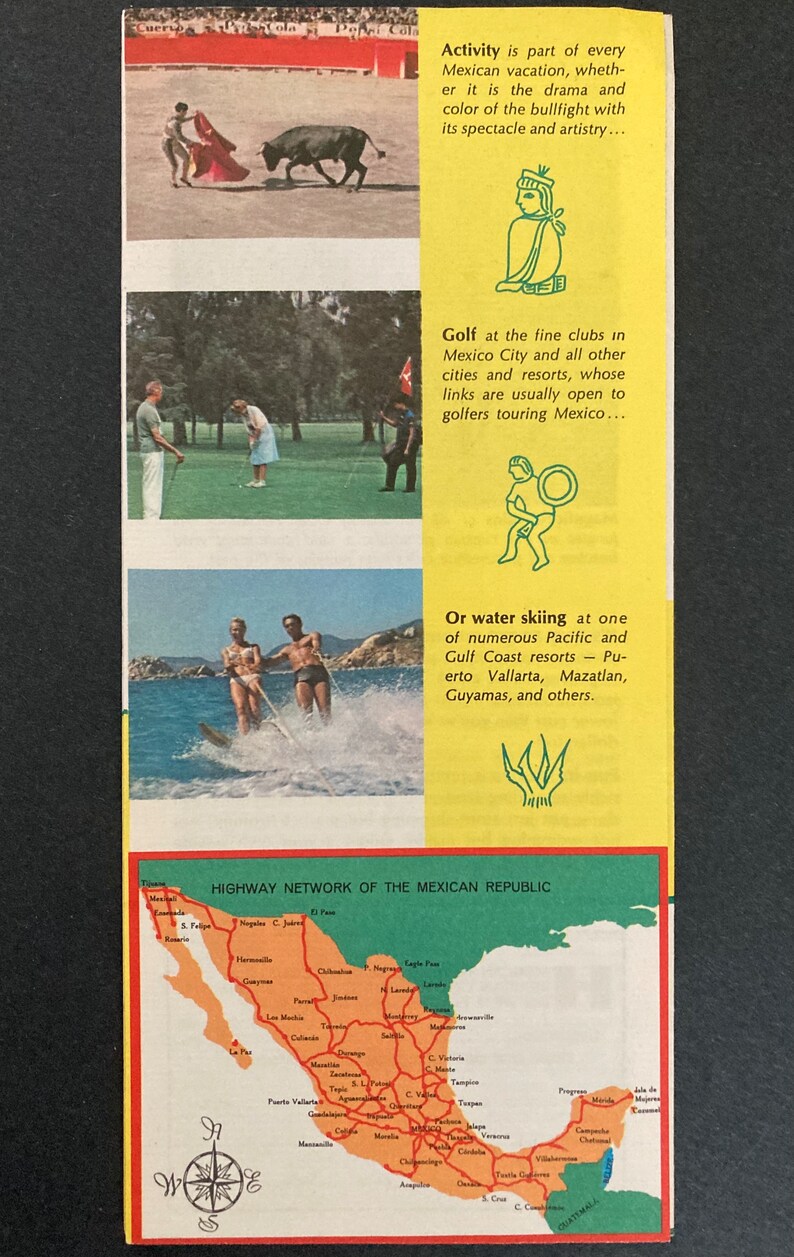 Vintage Mexico Travel Brochure: 1964-65 NY World's Fair Souvenir - Etsy