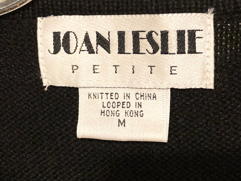 Vintage Joan Leslie Beaded Knit Sweater Vest Gold Embroidery Etsy