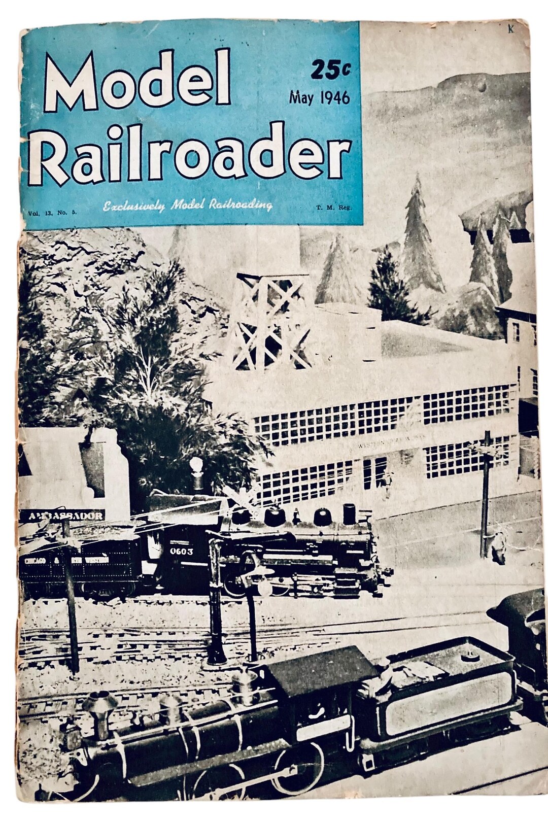 1946 Model Railroader Magazine Build Circus Train NY Central ...