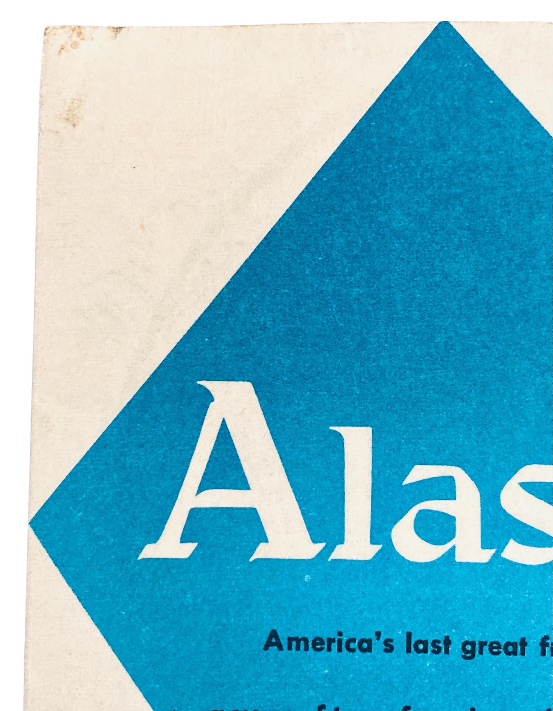 1950s Pacific Northern Airlines PNA Alaska Travel Fold Out Brochure - Etsy