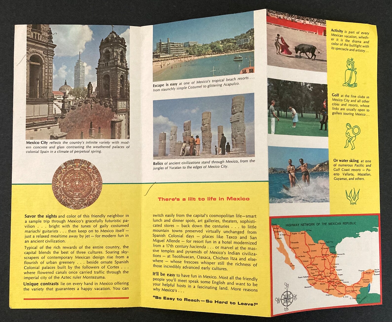 Vintage Mexico Travel Brochure: 1964-65 NY World's Fair Souvenir - Etsy