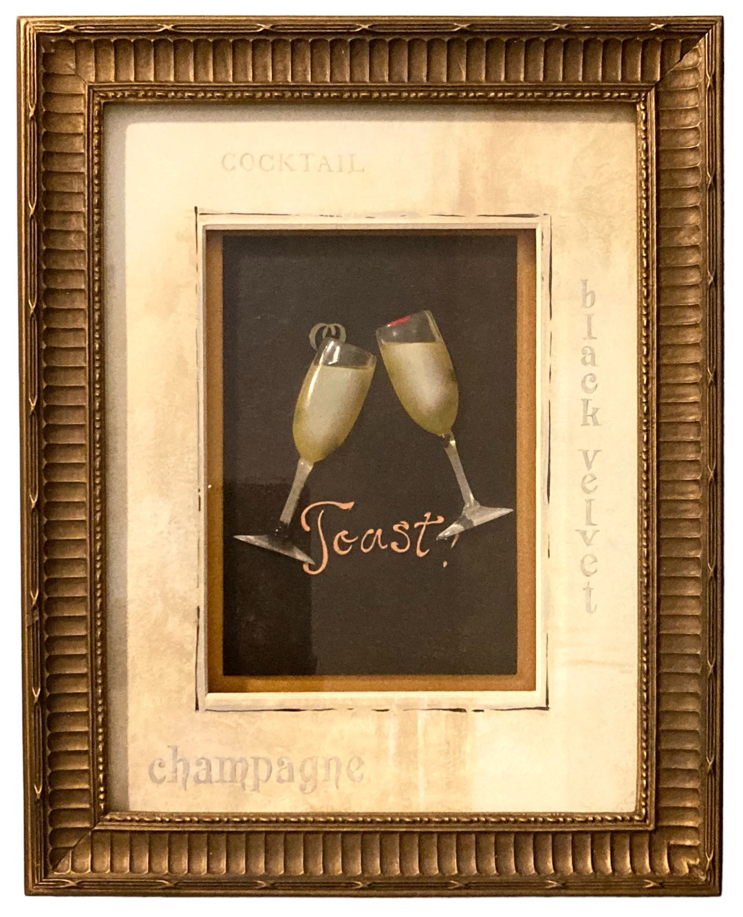 Toast! Pamela Gadding Art Print Wall Decor Framed Shadow Box 3D ...