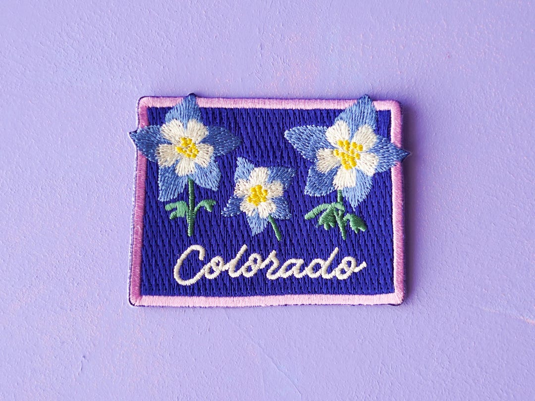 Colorado State Flower Columbine Patch - Etsy