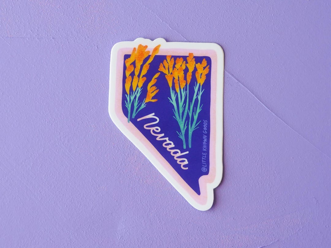 Nevada State Flower Sagebrush Sticker - Etsy