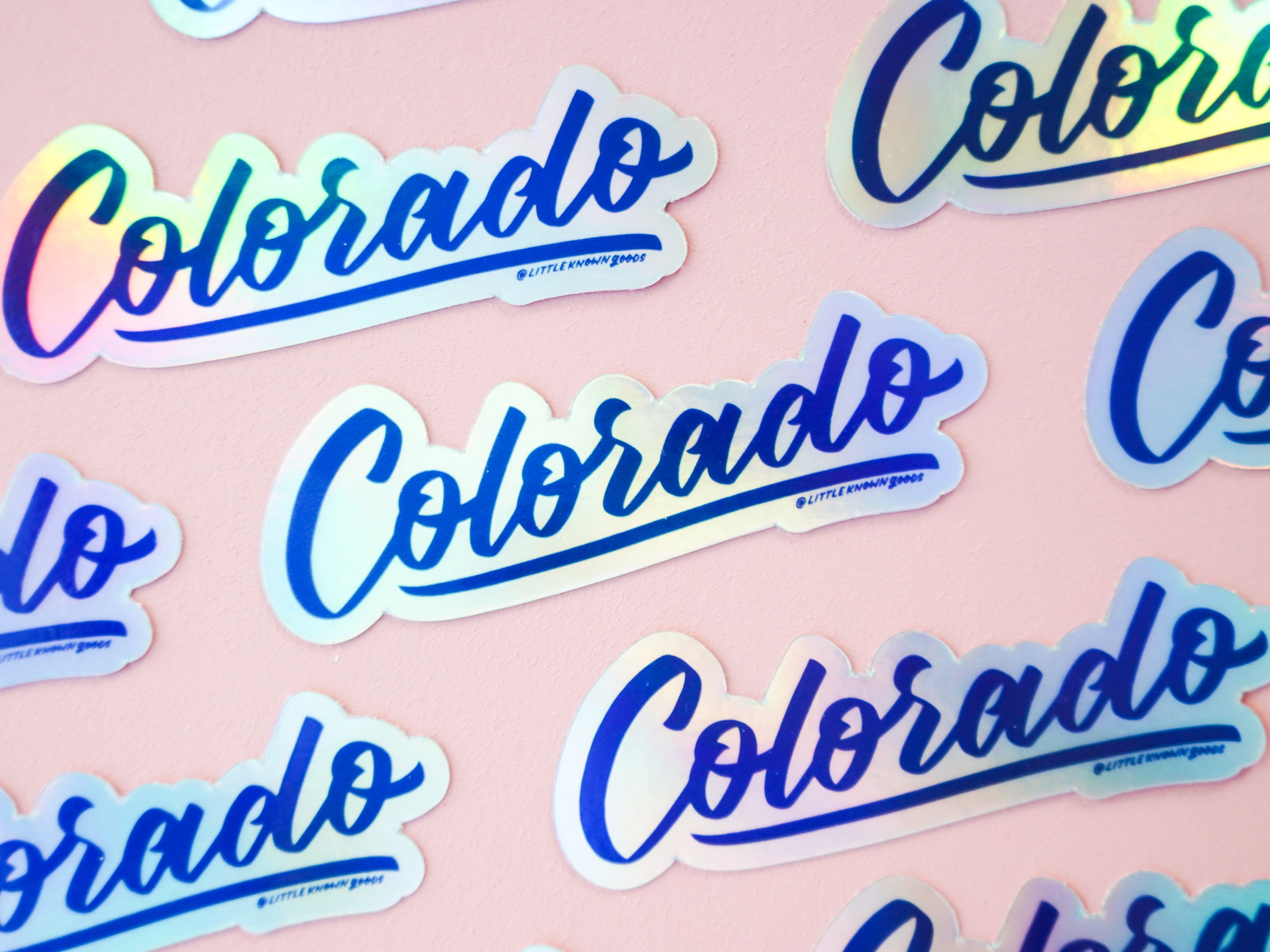 Colorado Holographic Sticker - Etsy