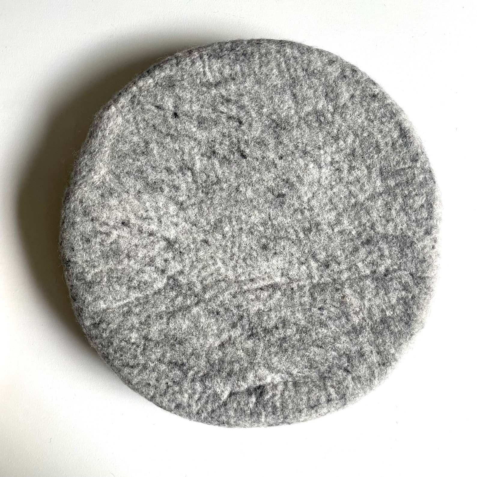 Handmade Wool Chair Pad/ Wool Chair Cushion/ Round Chair Pad/ - Etsy