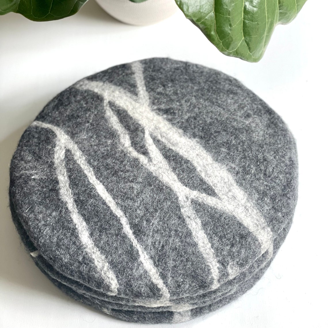 Large Wool Chair Cushion/ Wool Chair Pad/ Round Chair - Etsy