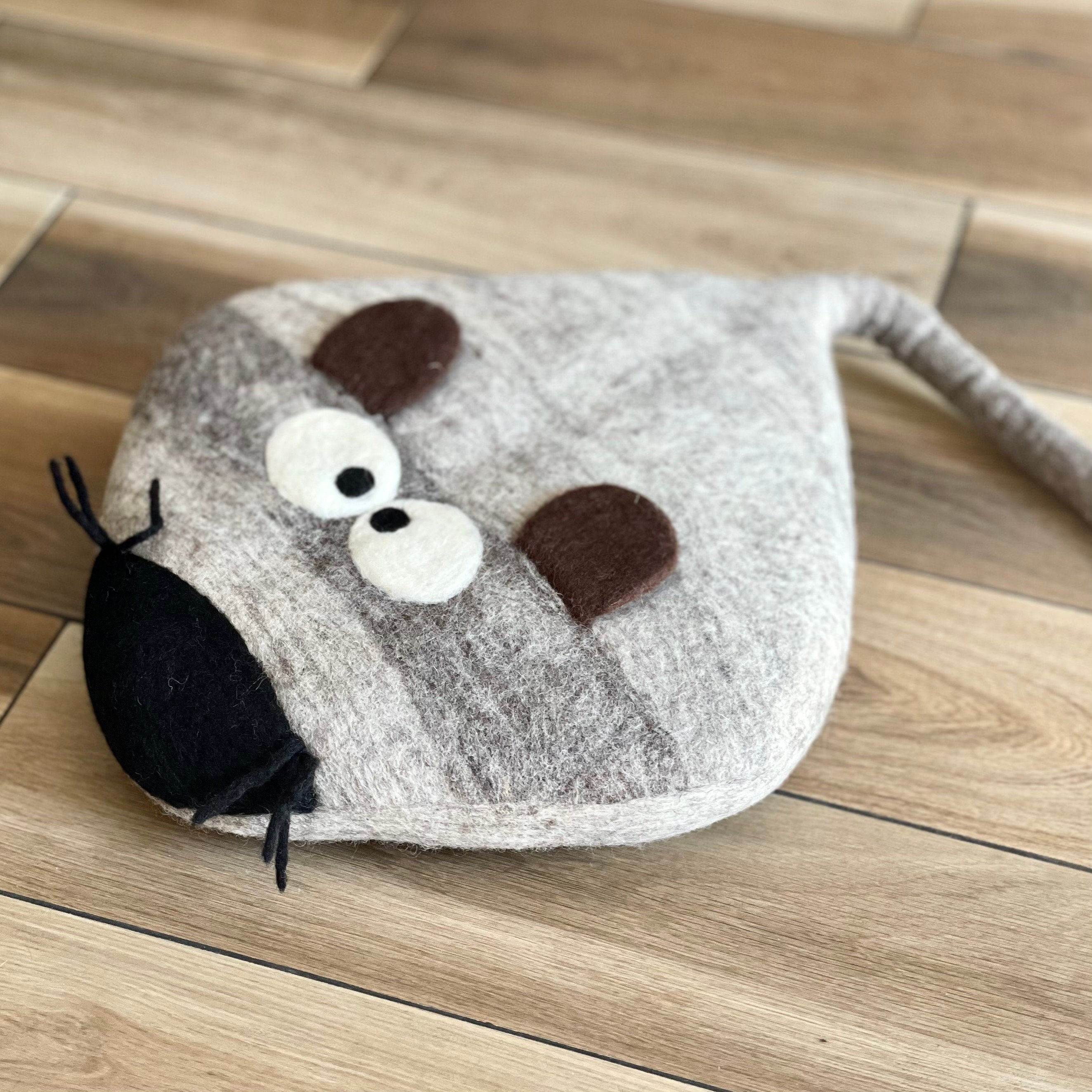 Wool Chair Pad/ Mouse Shaped Wool Chair Cushion/ Kids room | Etsy
