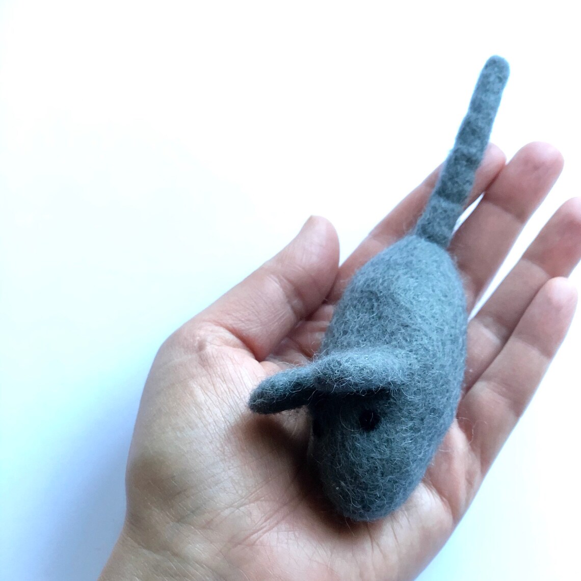 Wool Cat Toy Interactive Wool Mouse/ Kitten Toy/ Cat Toy | Etsy