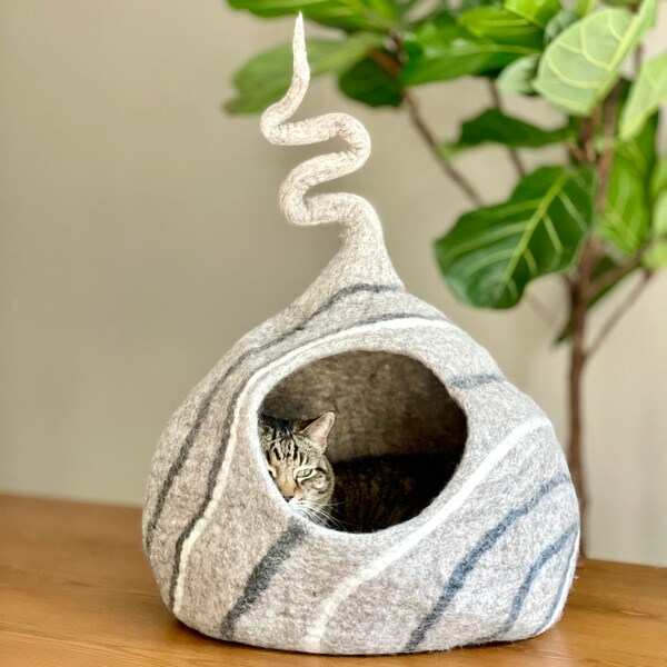 Wool Cat Cave - Etsy