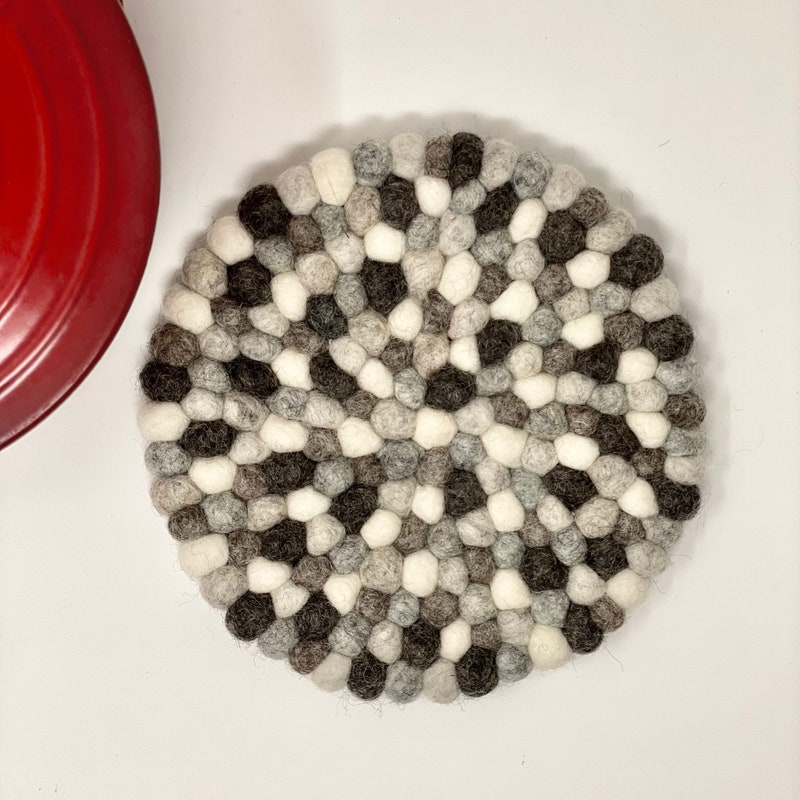 Felt Ball Trivet - Etsy