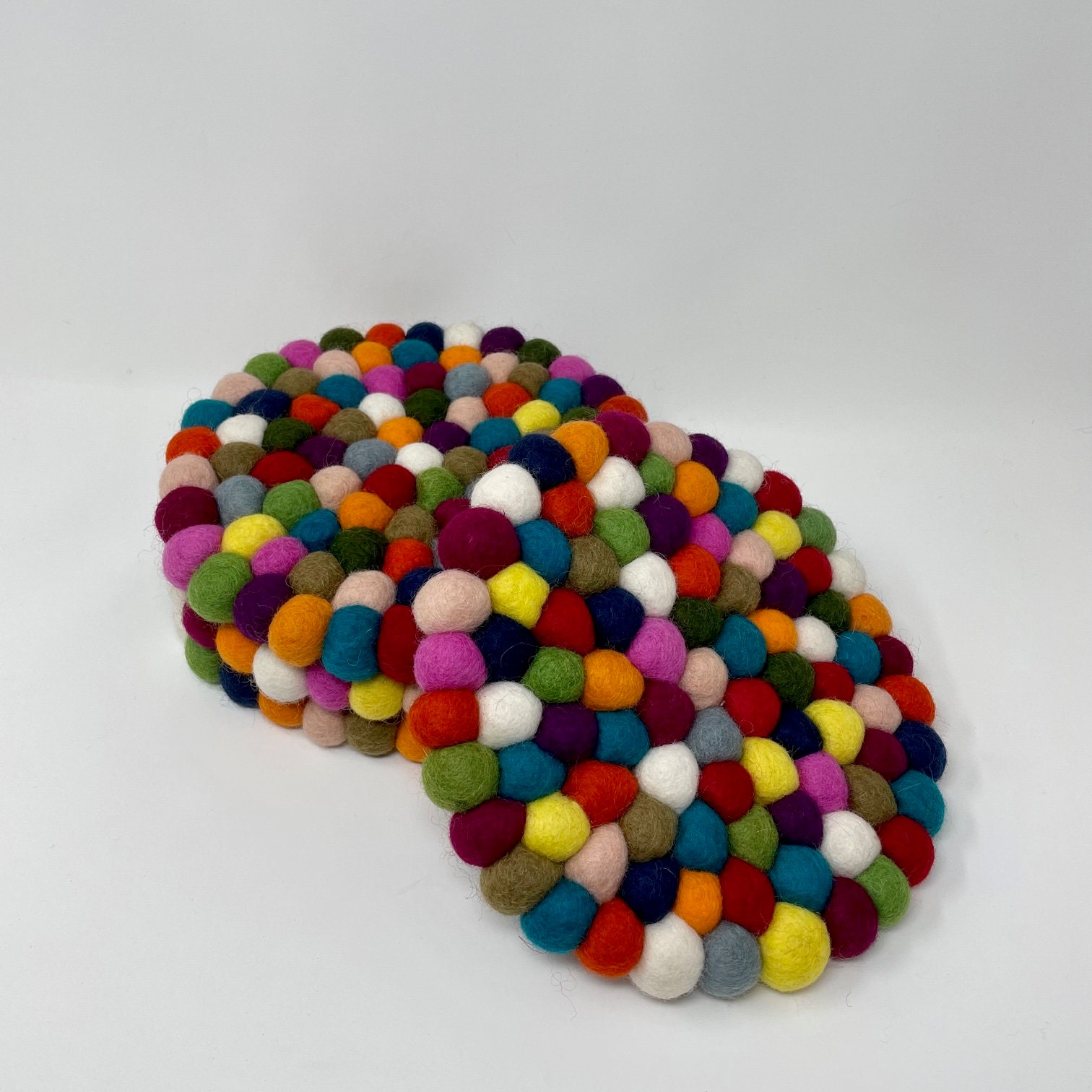 Felted Ball Trivet For Hot Dishes/ 100% Wool Trivet/ Felted | Etsy