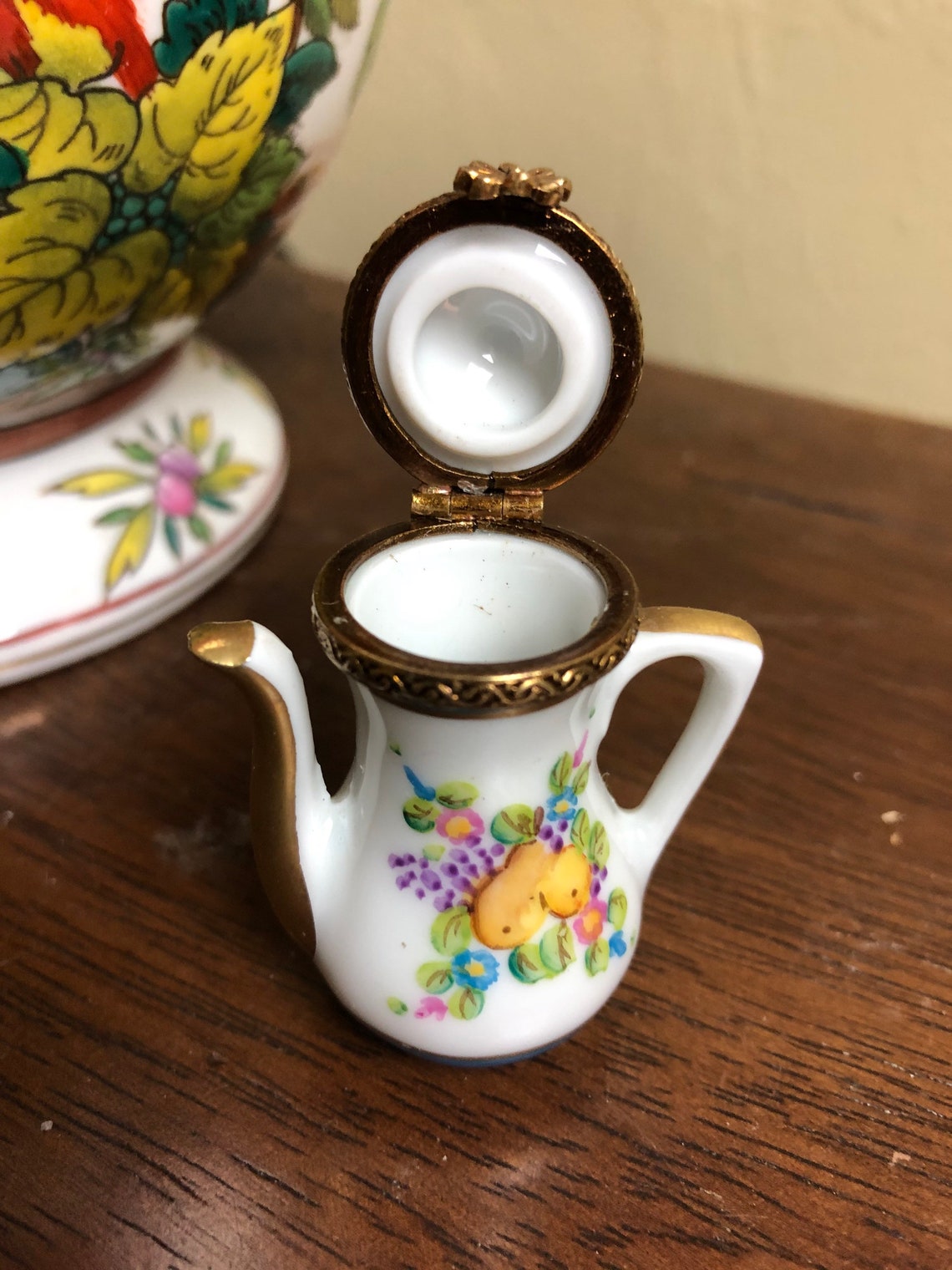 A Rare Limoges Eximious Hand Painted Teapot | Etsy